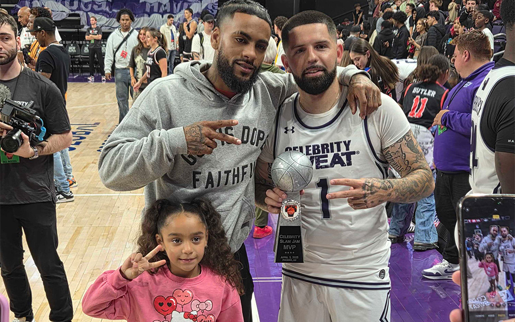 Celebrity Slam Jam honors military with star-studded basketball game